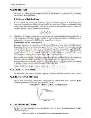 Force & Laws of Motion Class 9 Science Chapter- NCERT PDF Download | PDF