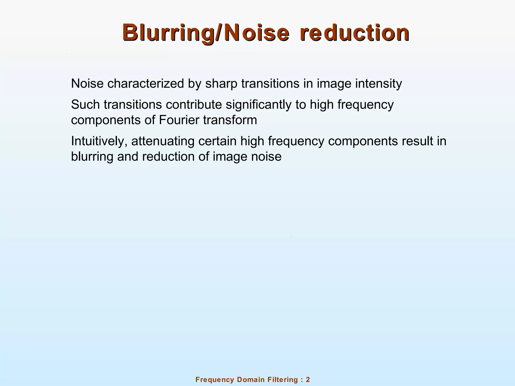 08 frequency domain filtering DIP | PPT