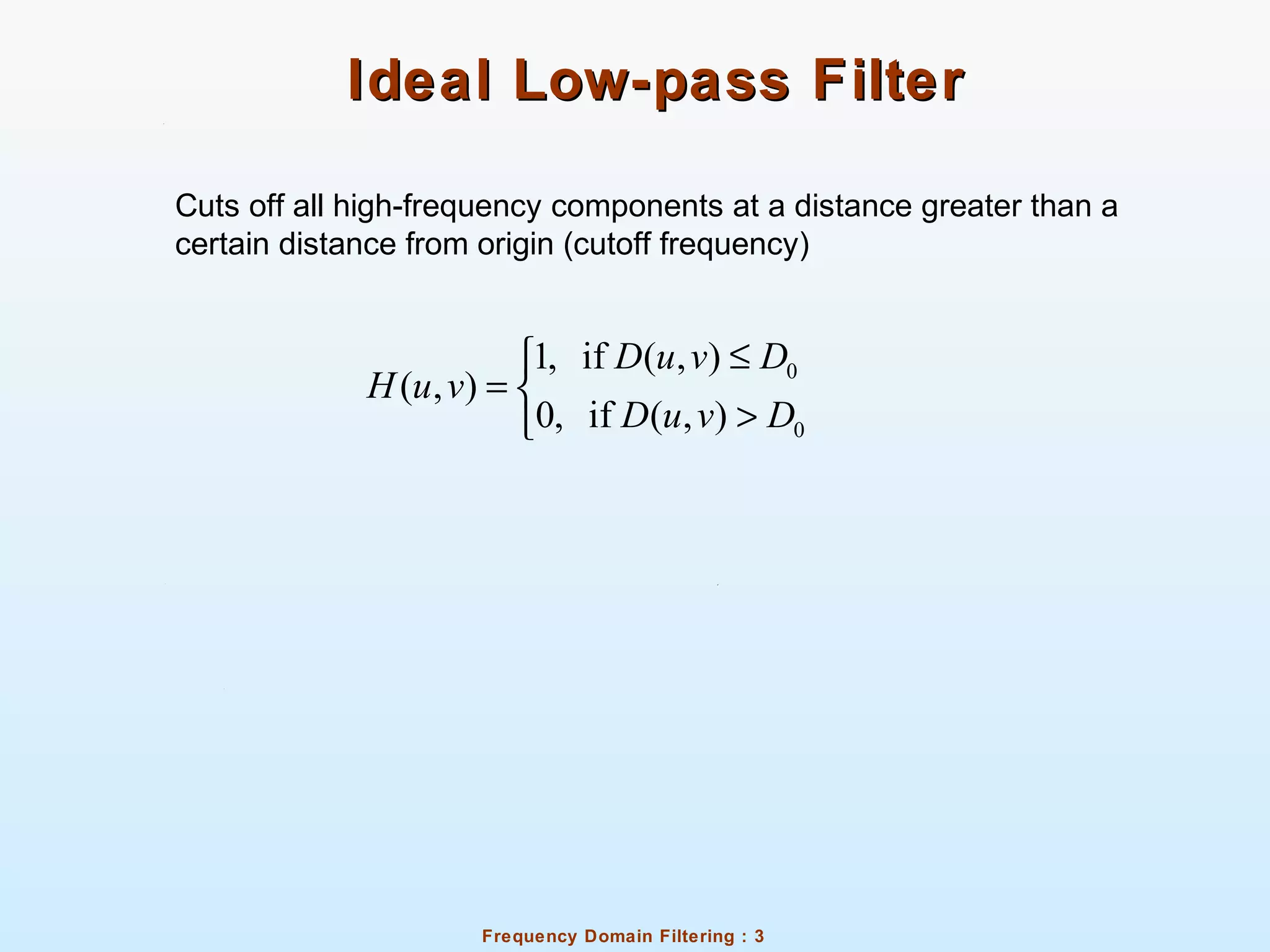 08 frequency domain filtering DIP | PPT