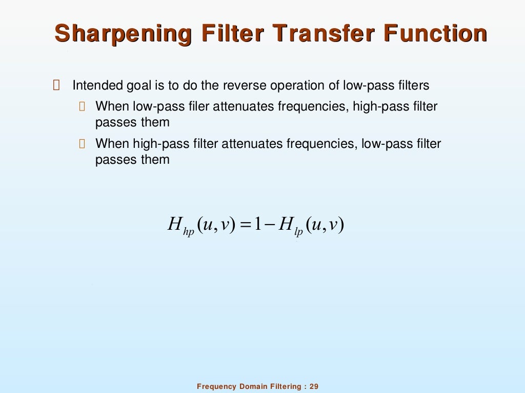 08 frequency domain filtering DIP 08 frequency domain filtering DIP
