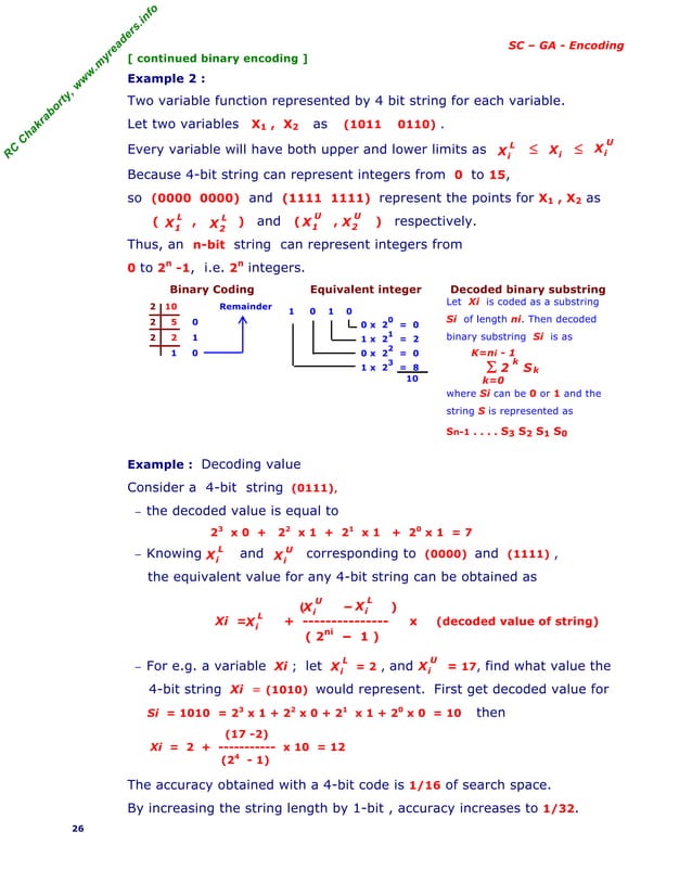 Fundamentals of Genetic Algorithms (Soft Computing) | PDF