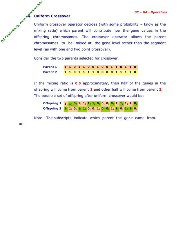 Fundamentals of Genetic Algorithms (Soft Computing) | PDF Fundamentals of Genetic Algorithms (Soft Computing) | PDF