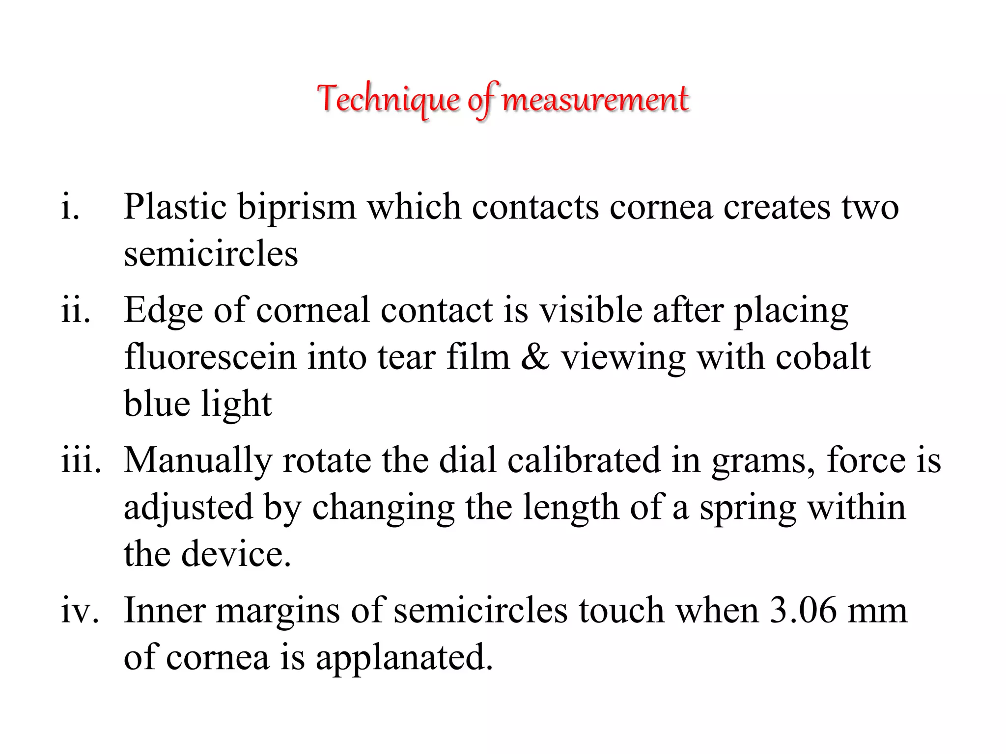 Goldman Applanation Tonometer | PPTX