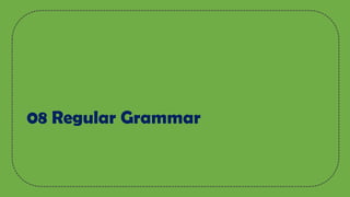 Regular Language and Regular Grammar Lecture | PDF
