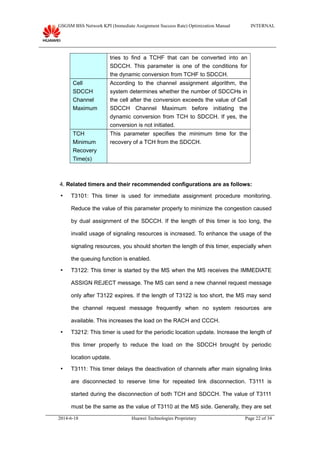 08 gsm bss network kpi (immediate assignment success rate) optimization ...