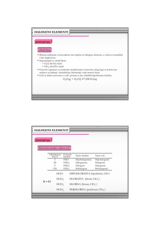 08 halogeni elementi | PDF