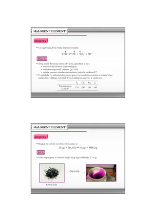 08 halogeni elementi | PDF