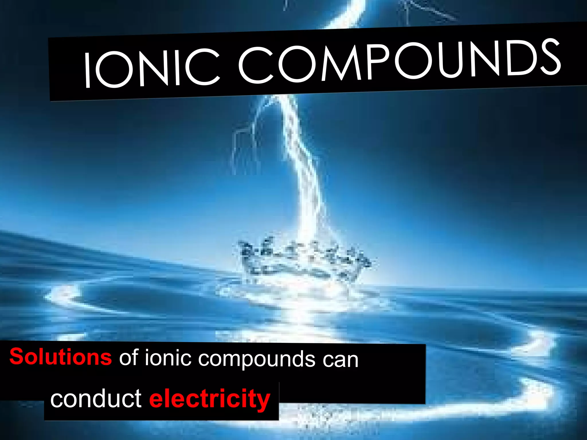 Ionic Compounds | PPT