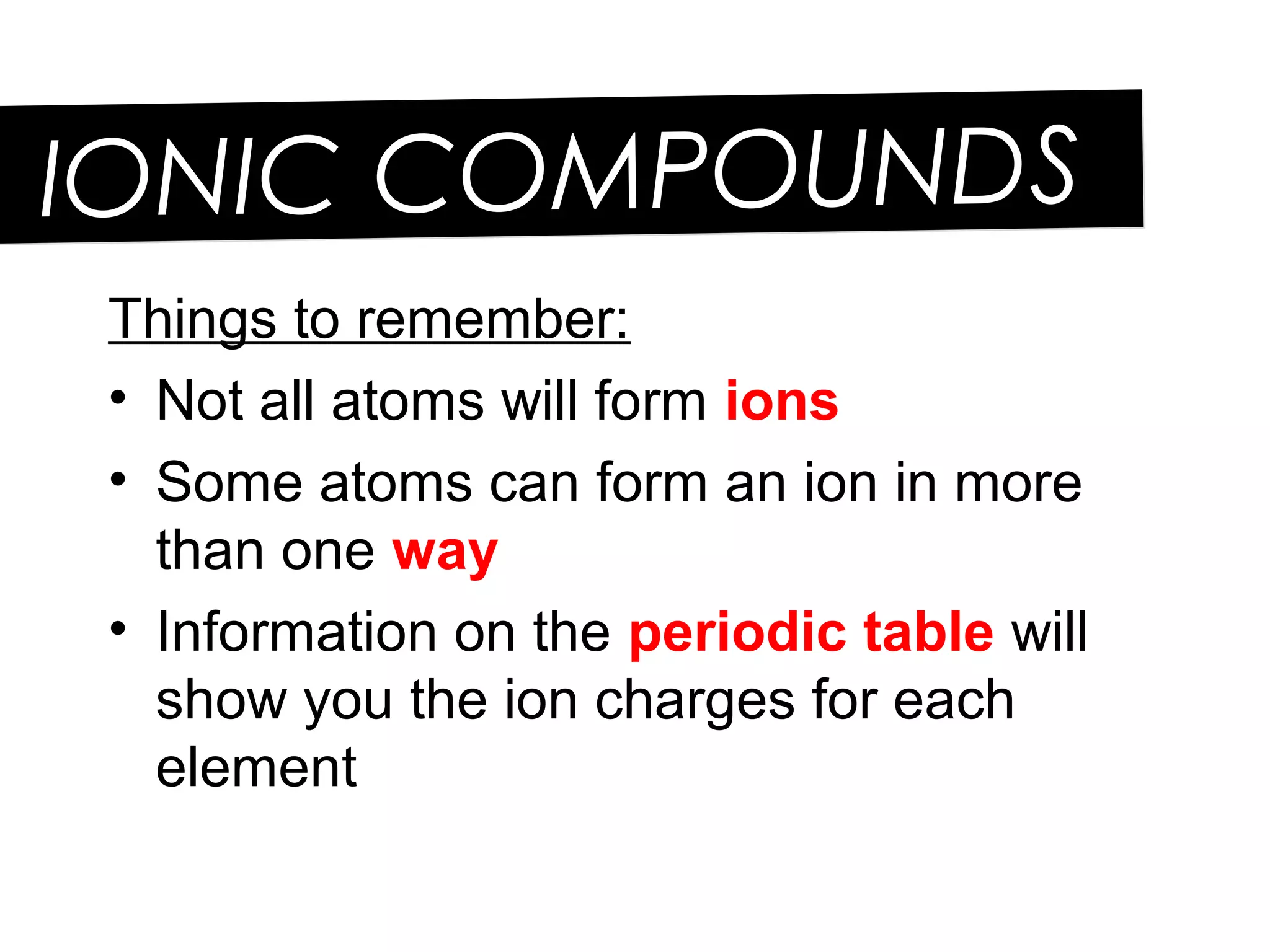 Grade 9, U1-L12-ionic compounds | PPT