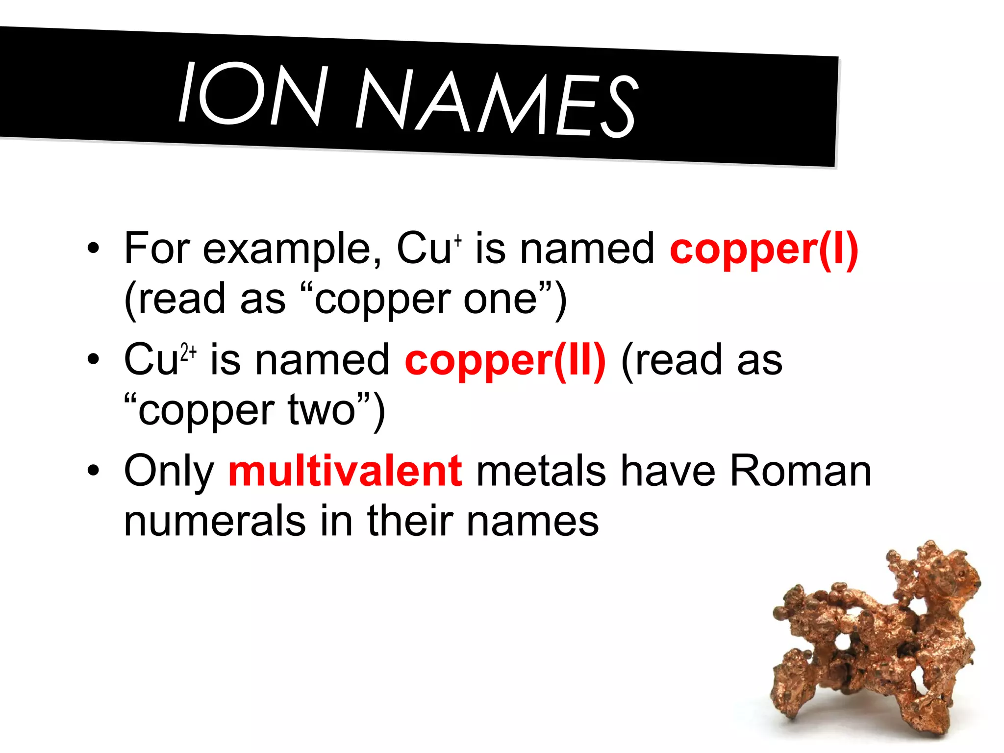 Grade 9, U1-L12-ionic compounds | PPT
