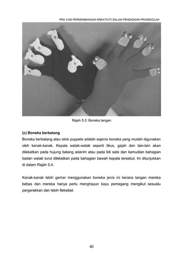 PRA 3106 Perkembangan Kreativiti Kanak-kanak | DOC