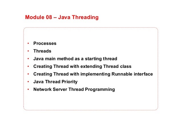 Java Programming - 08 java threading