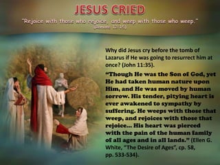 08 jesus showed sympathy | PPTX