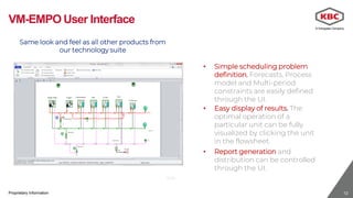KBC decision making tool optimal planning scheduling utility | PPT