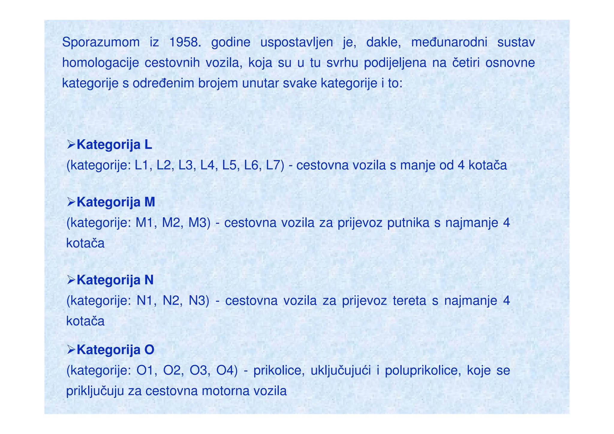 001 Klasifikacija vozila prema ECE.pdf.. | PDF
