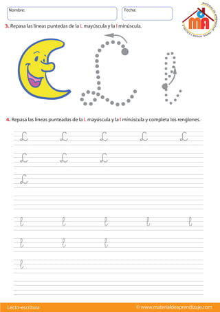 08 la letra l material de aprendizaje | PDF