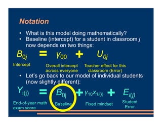 Mixed Effects Models - Level-2 Variables | PDF
