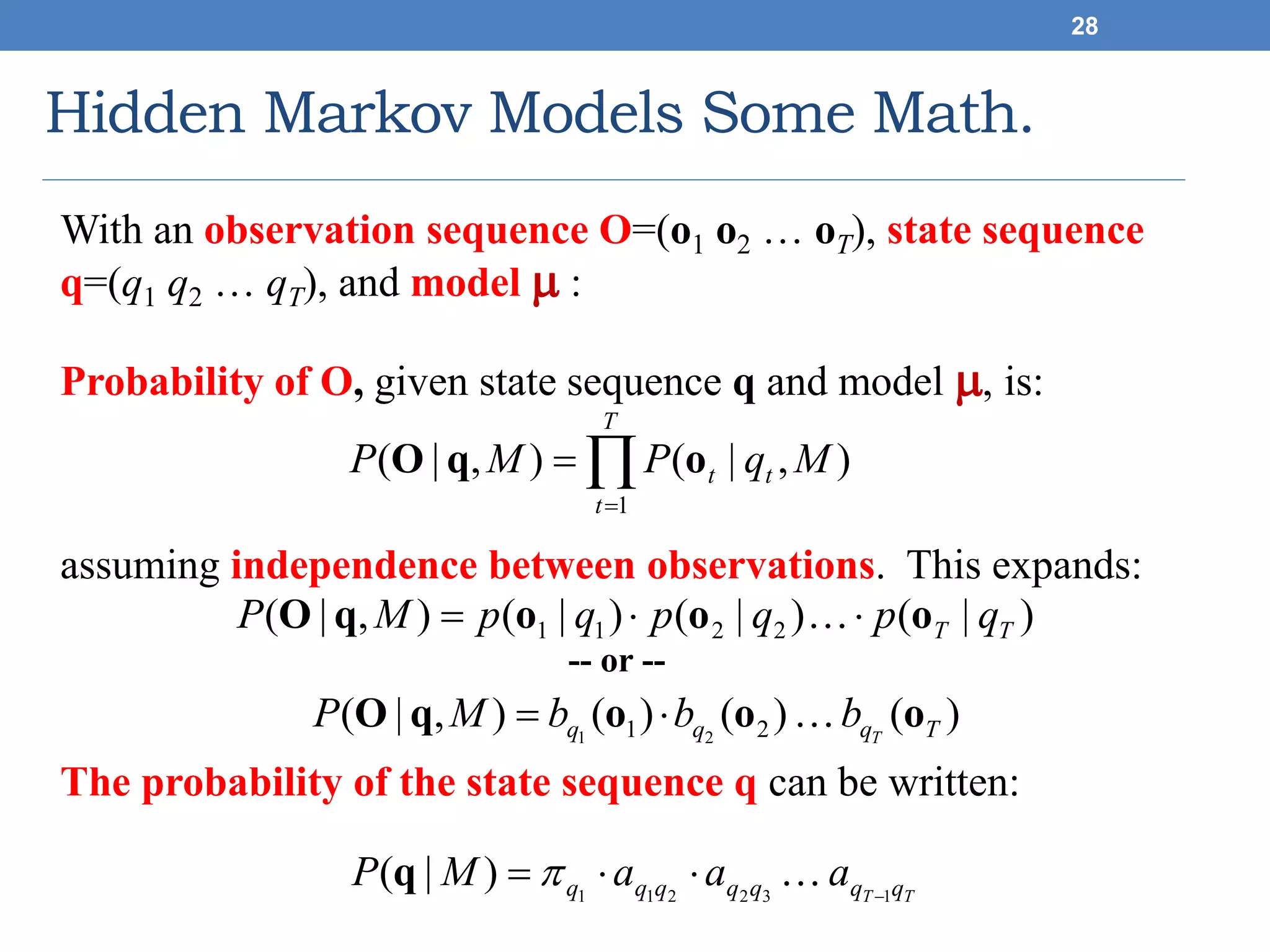 Hidden Markov Model | PPTX