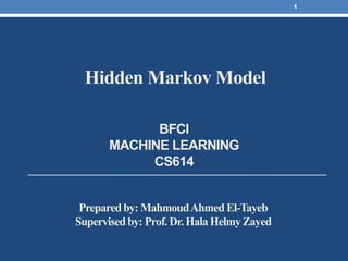 Hidden Markov Model | PPTX