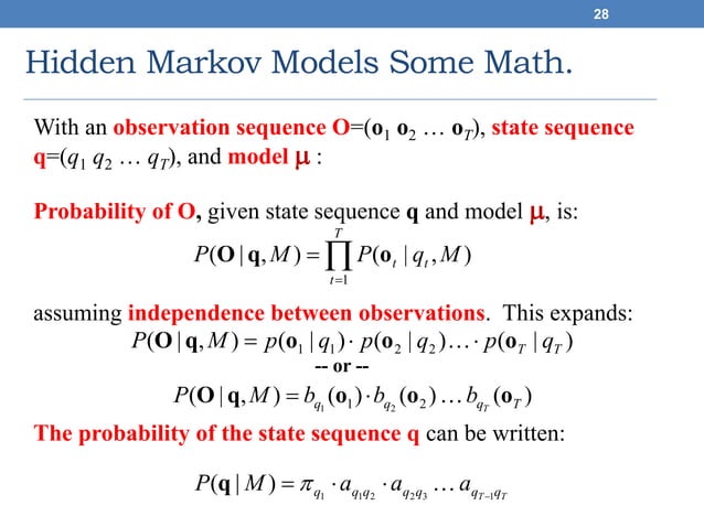 Hidden Markov Model | PPTX | Physics | Science