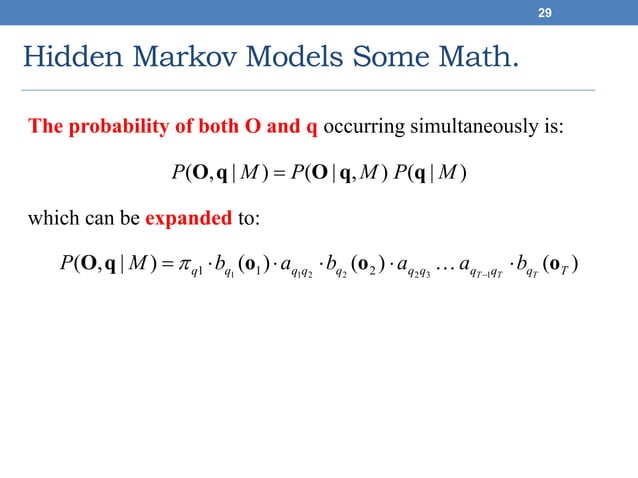 Hidden Markov Model | PPTX | Physics | Science