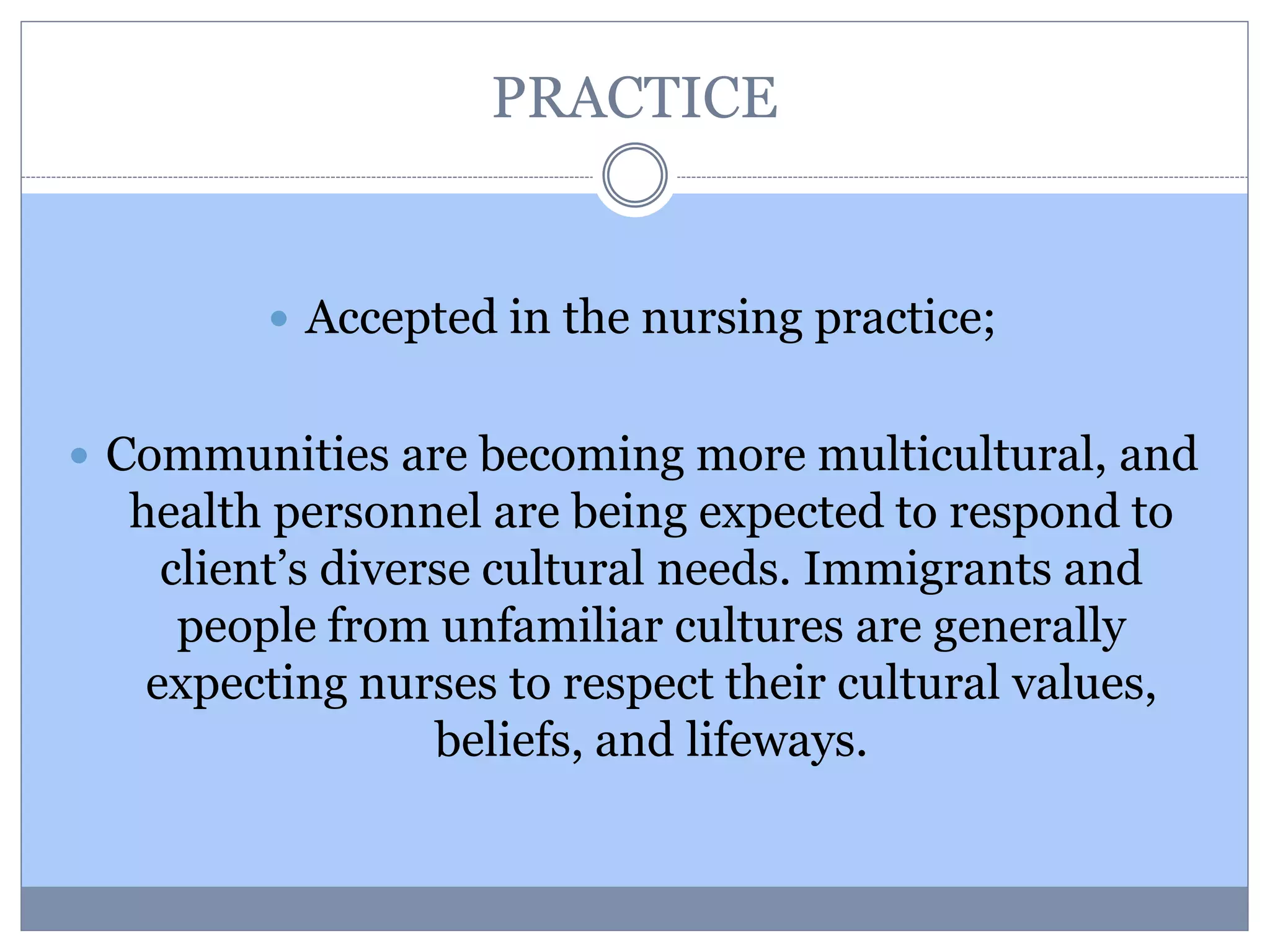 Madeleine Leininger’s Transcultural Nursing | PPTX