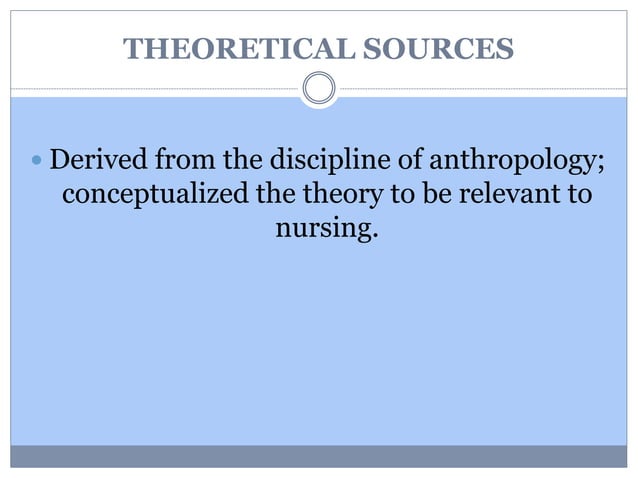 Madeleine Leininger’s Transcultural Nursing | PPTX