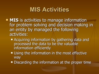 08-Management Information System | PPT