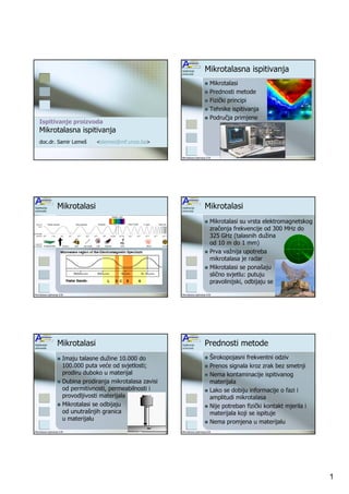 08 mikrotalasna ispitivanja | PDF