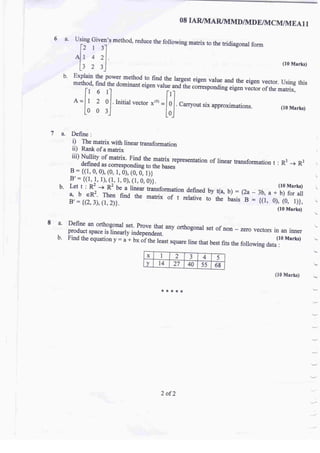 08 mmd11 applied mathematics - dec 2011 | PDF
