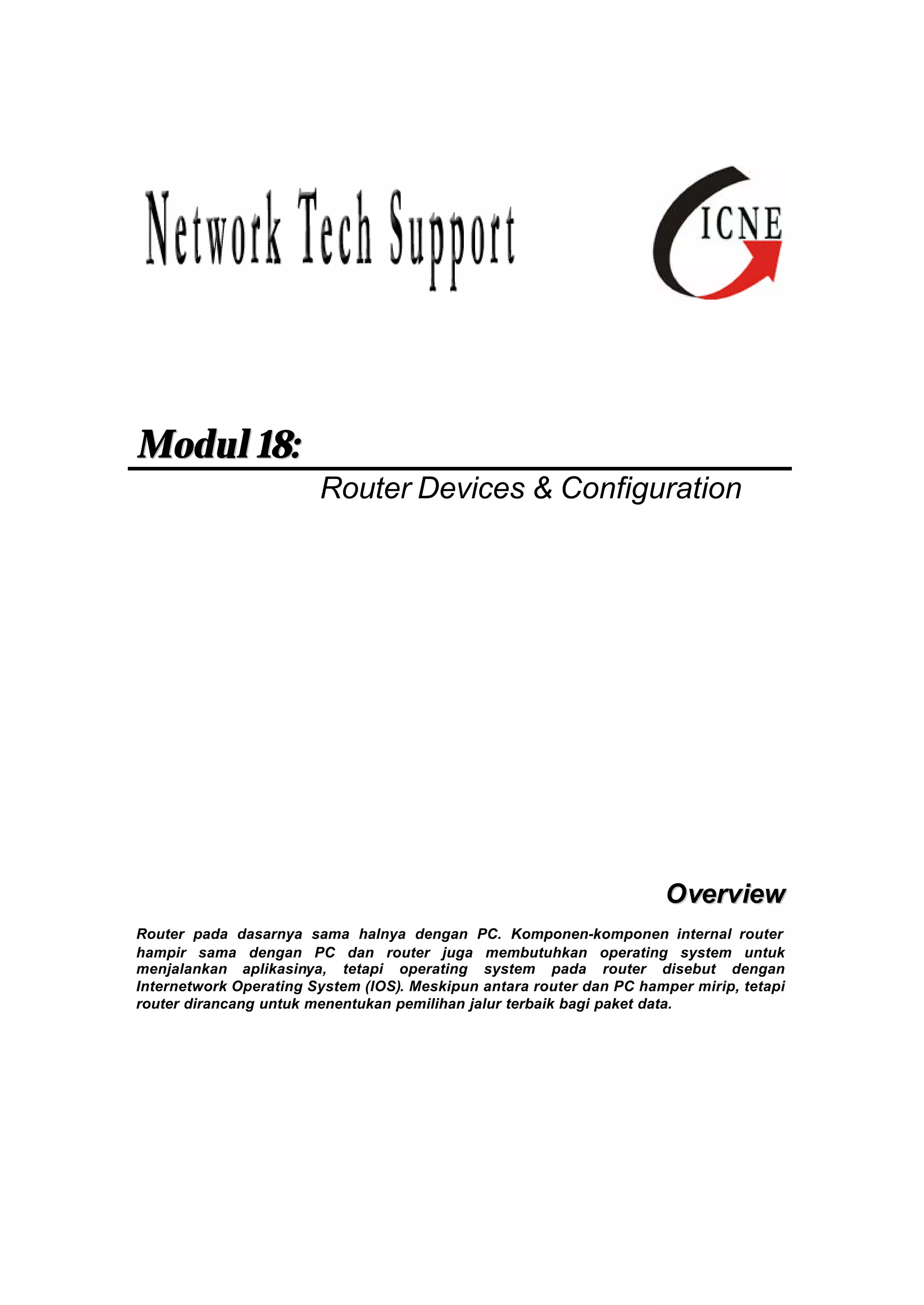 08module 18 router-devices-configuration | PDF