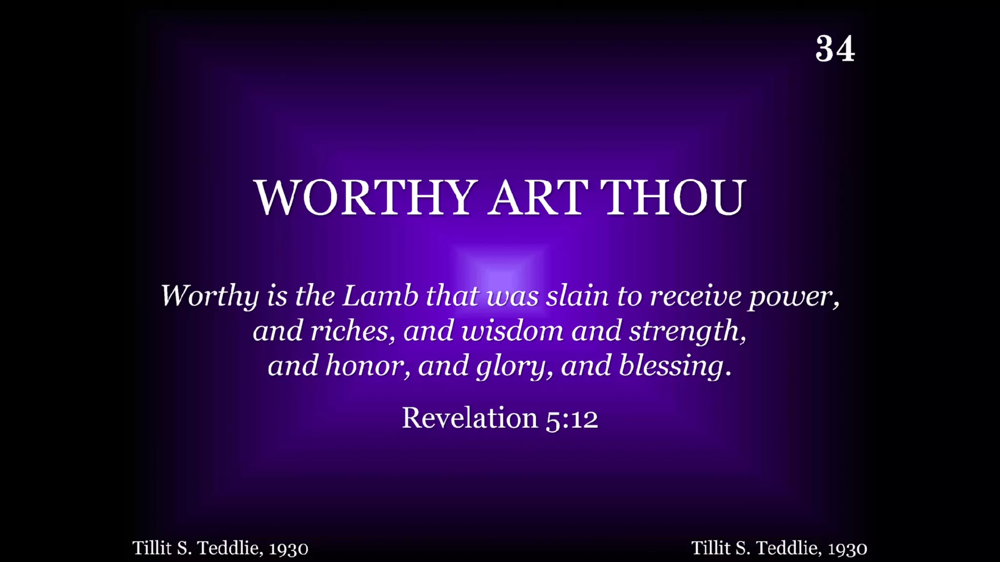 Who Is Worthy? | PPT