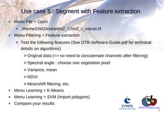Madagascar2011 - 08 - OTB segmentation and classification | PPT