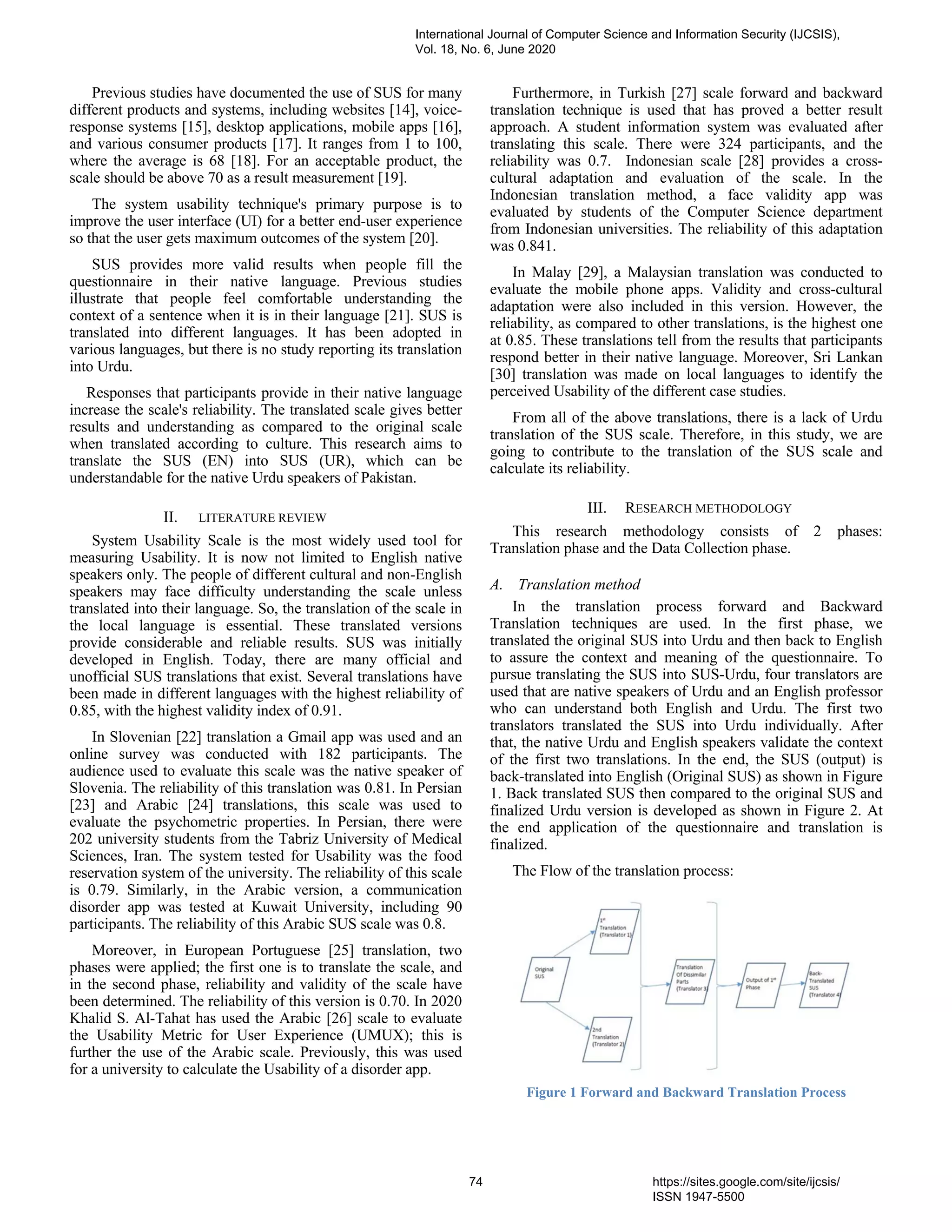Development of System Usability Scale (SUS) for the Urdu Language | PDF