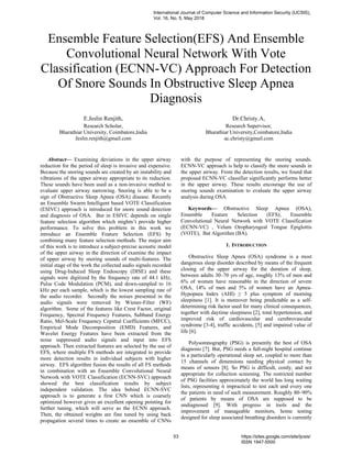 Ensemble Feature Selection (EFS) and Ensemble Convolutional Neural Network with Vote ...