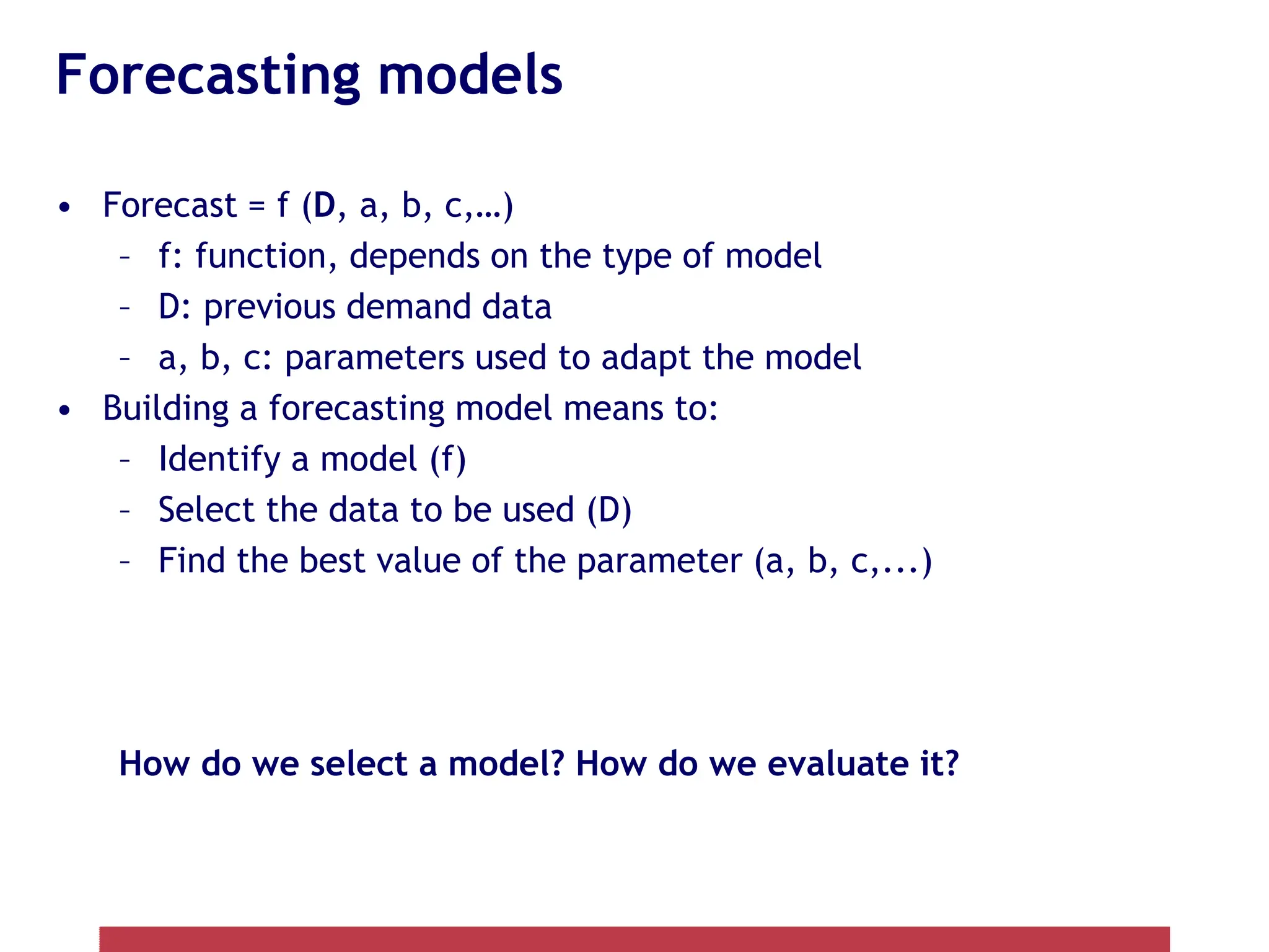 Quantitative Forecasting Techniques In Scm Ppt