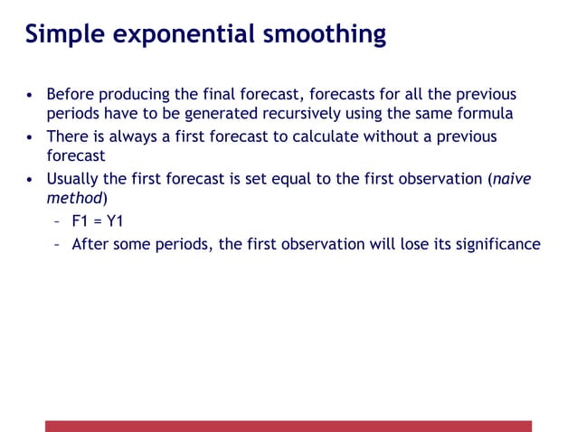 Quantitative Forecasting Techniques In Scm Ppt