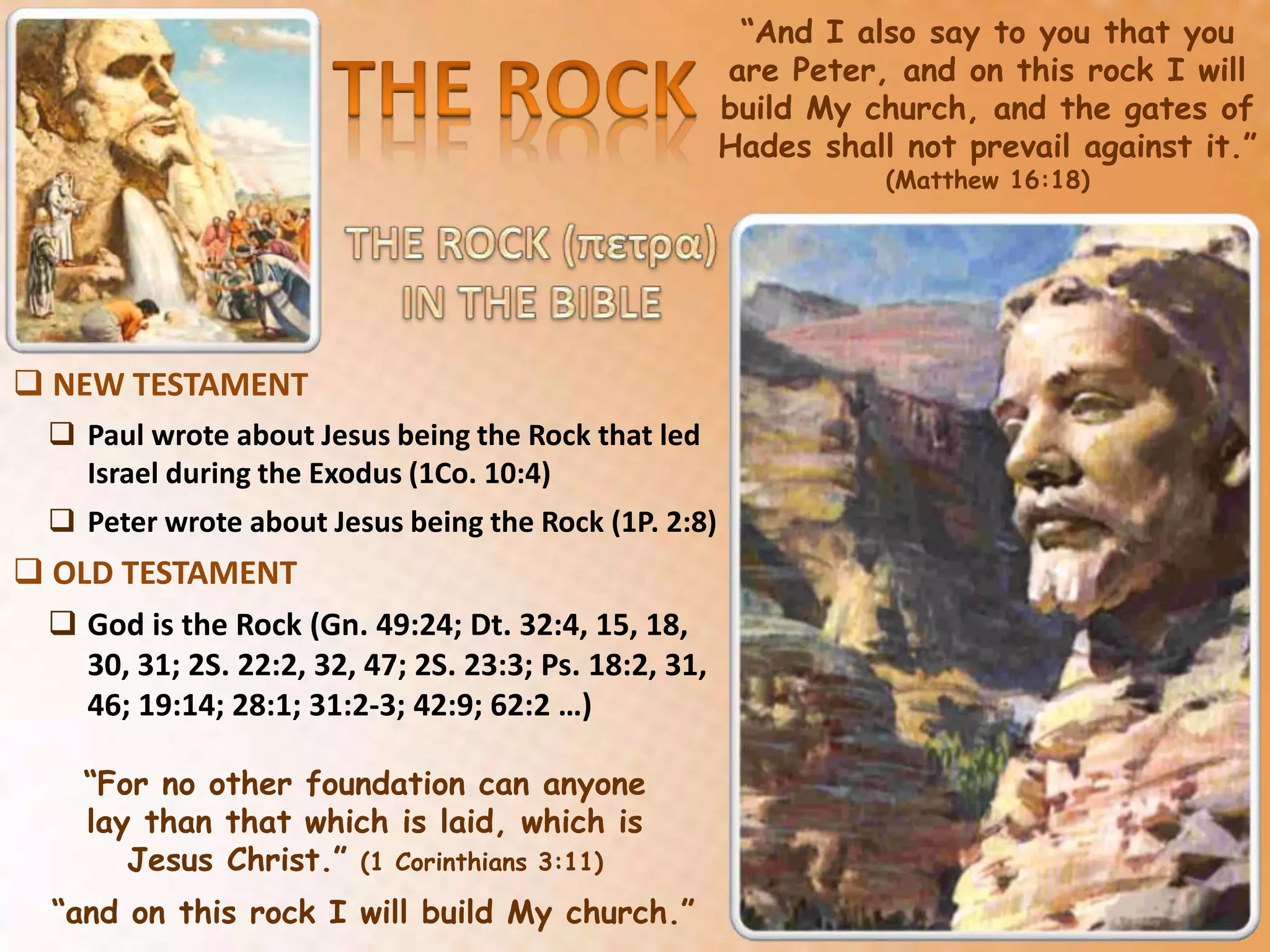 08 peter and the rock | PPTX