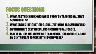 Comparative Politics: Challenges to Traditional State Sovereignty | PDF