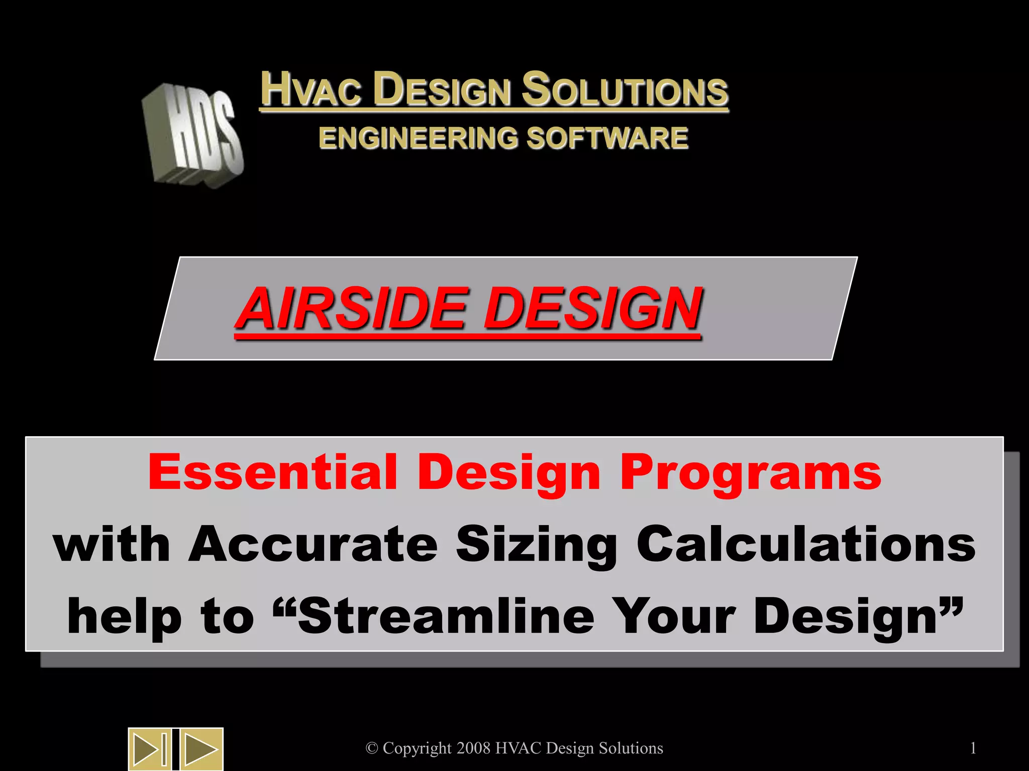 HVAC - Airside Design | PPT
