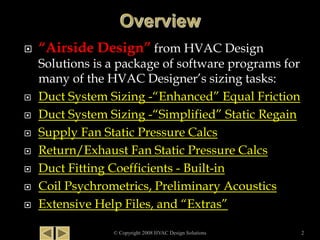 HVAC - Airside Design | PPT