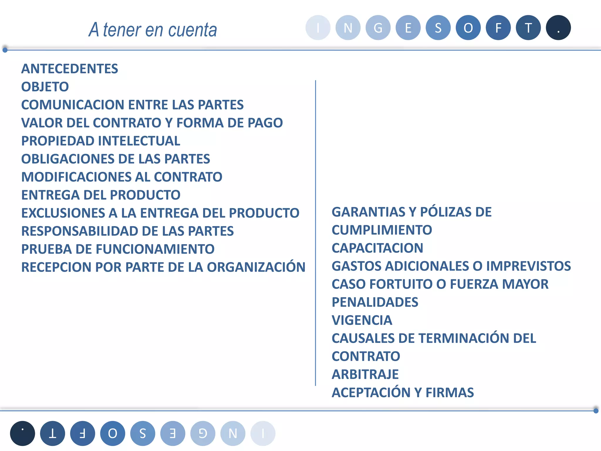 El Contrato de desarrollo de software | PPT