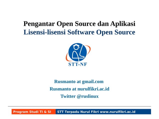 08 presentasi lisensi-lisensi_software_open_source | PDF