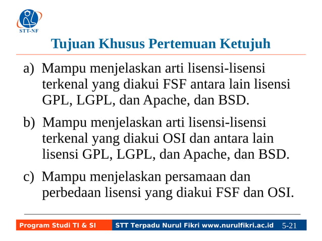 08 presentasi lisensi-lisensi_software_open_source | PDF