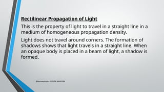 08 RECTILINEAR PROPAGATION OF LIGHT.pptx