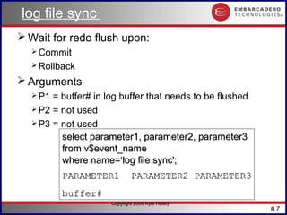 Oracle 10g Performance: chapter 08 redo | PPT