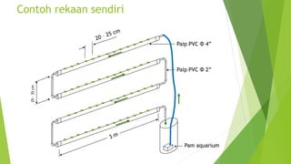 Rekabentuk sistem hidroponik | PPTX