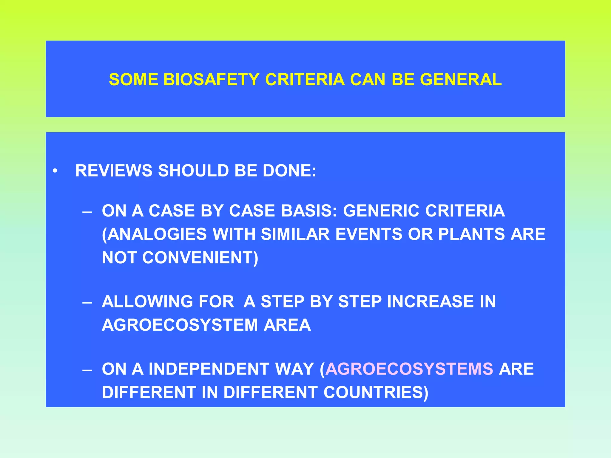 08 risk analysis and biosafety of gmos | PDF