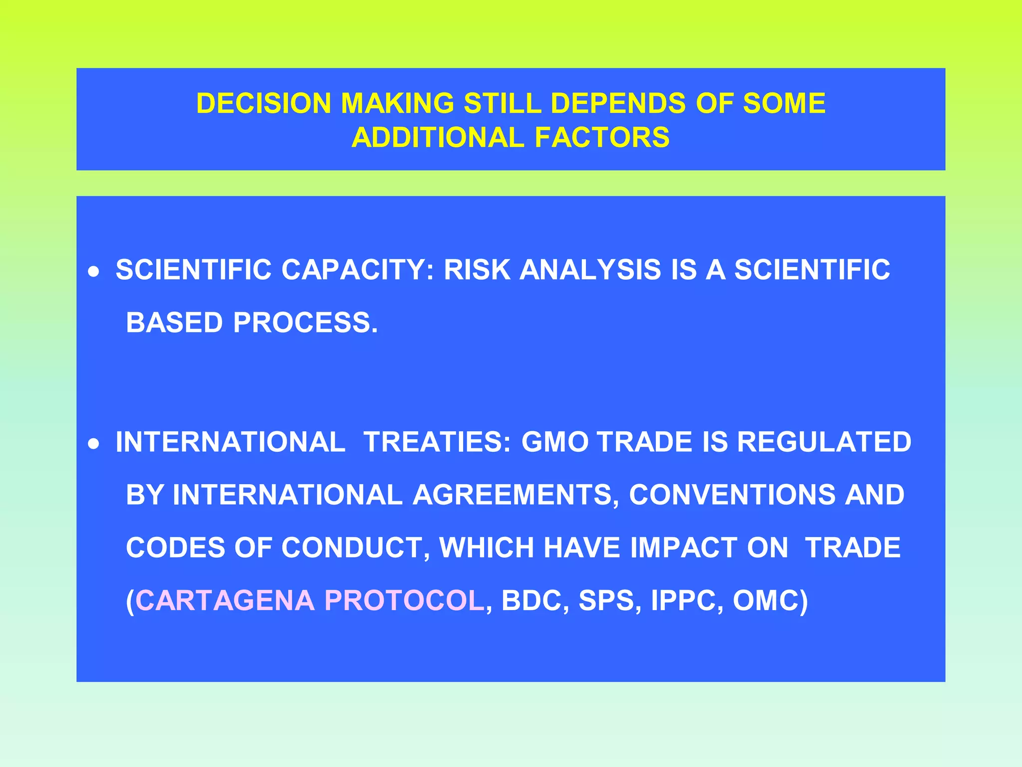 08 risk analysis and biosafety of gmos | PDF