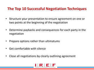 08 selling skills & negotiation techniques | PPT